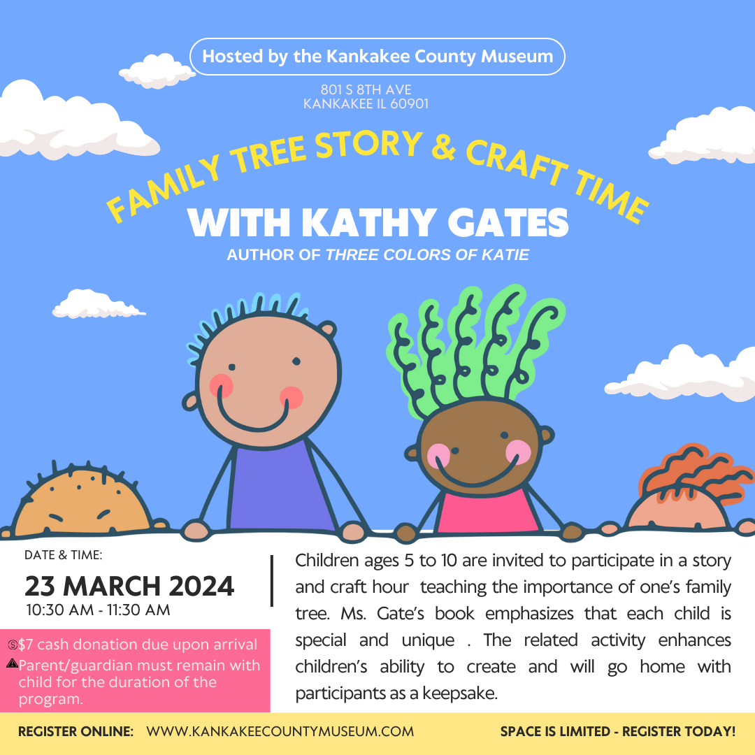 Family Tree Story/Craft Time with Kathy Gates - The Vedette