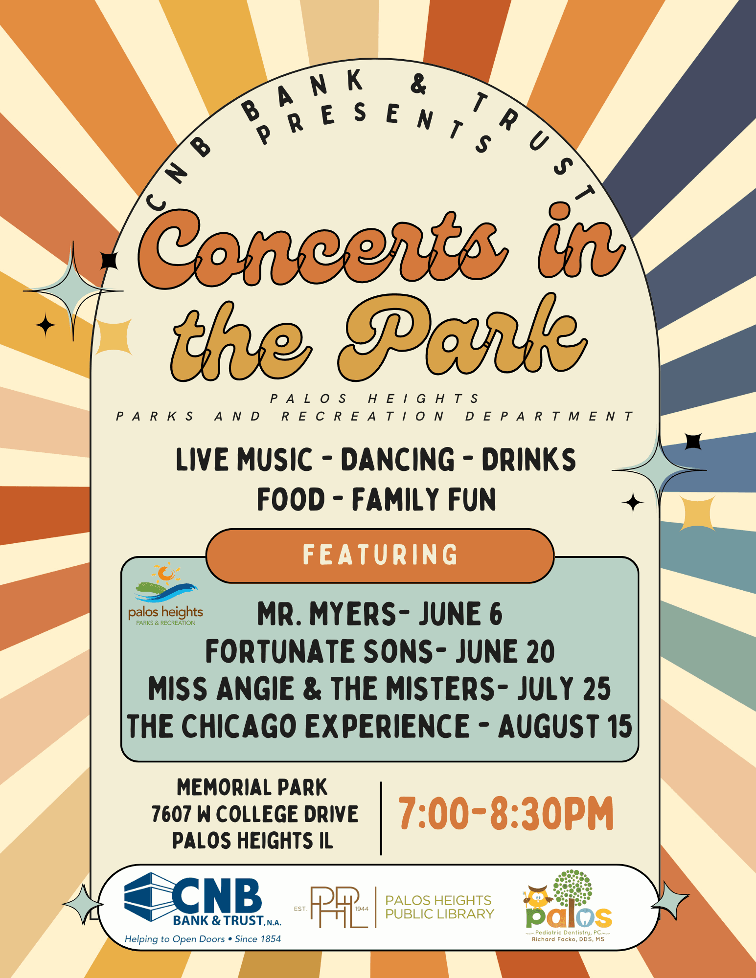 Summer concerts coming to Palos Heights - Southwest Regional Publishing