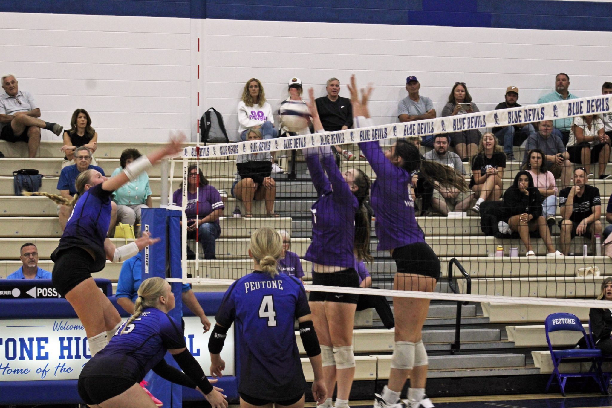 Blue Devil Volleyball Topped by Panthers - The Vedette