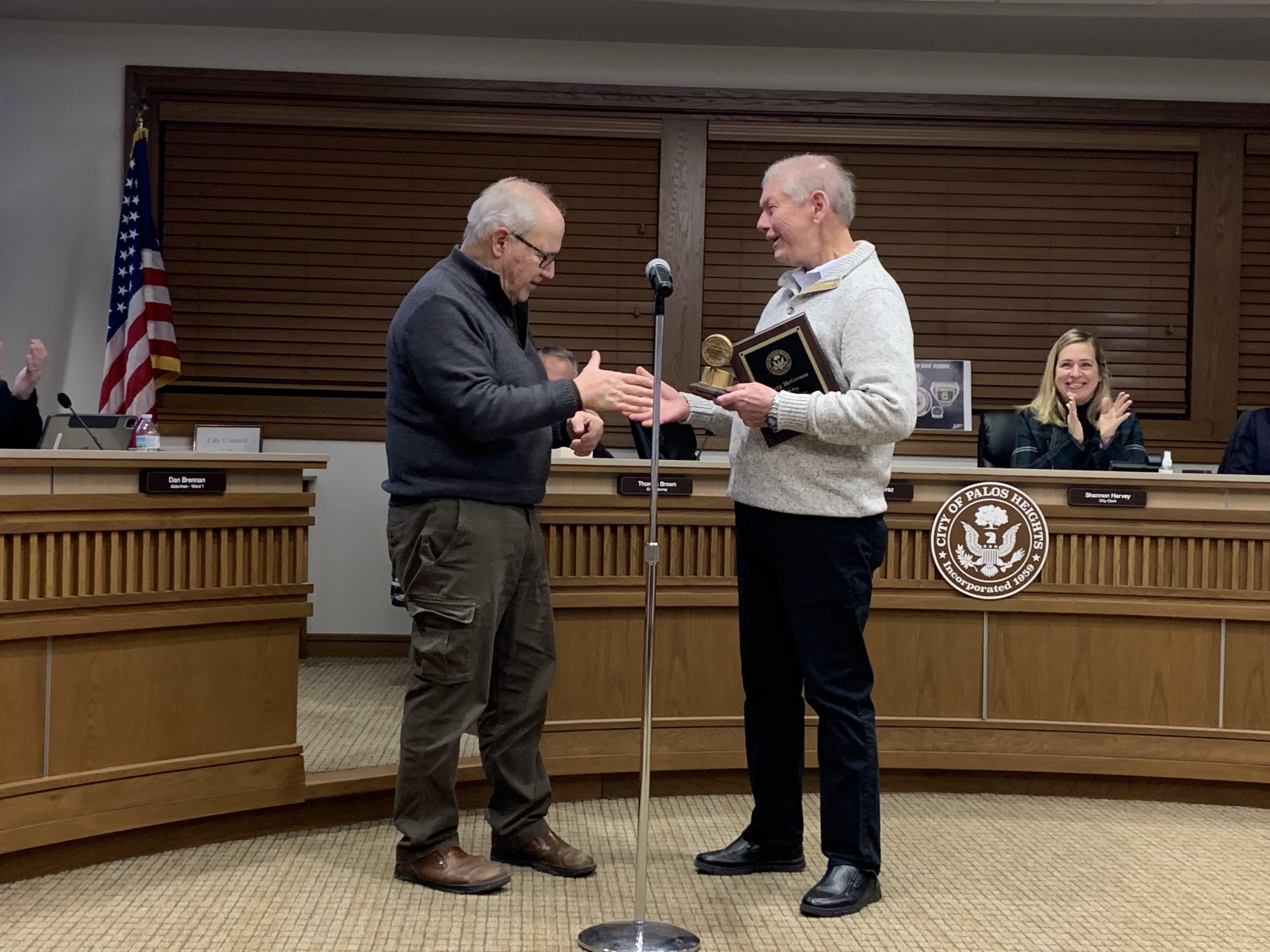 Palos Heights bids farewell to longtime Alderman Jerry McGovern - The ...