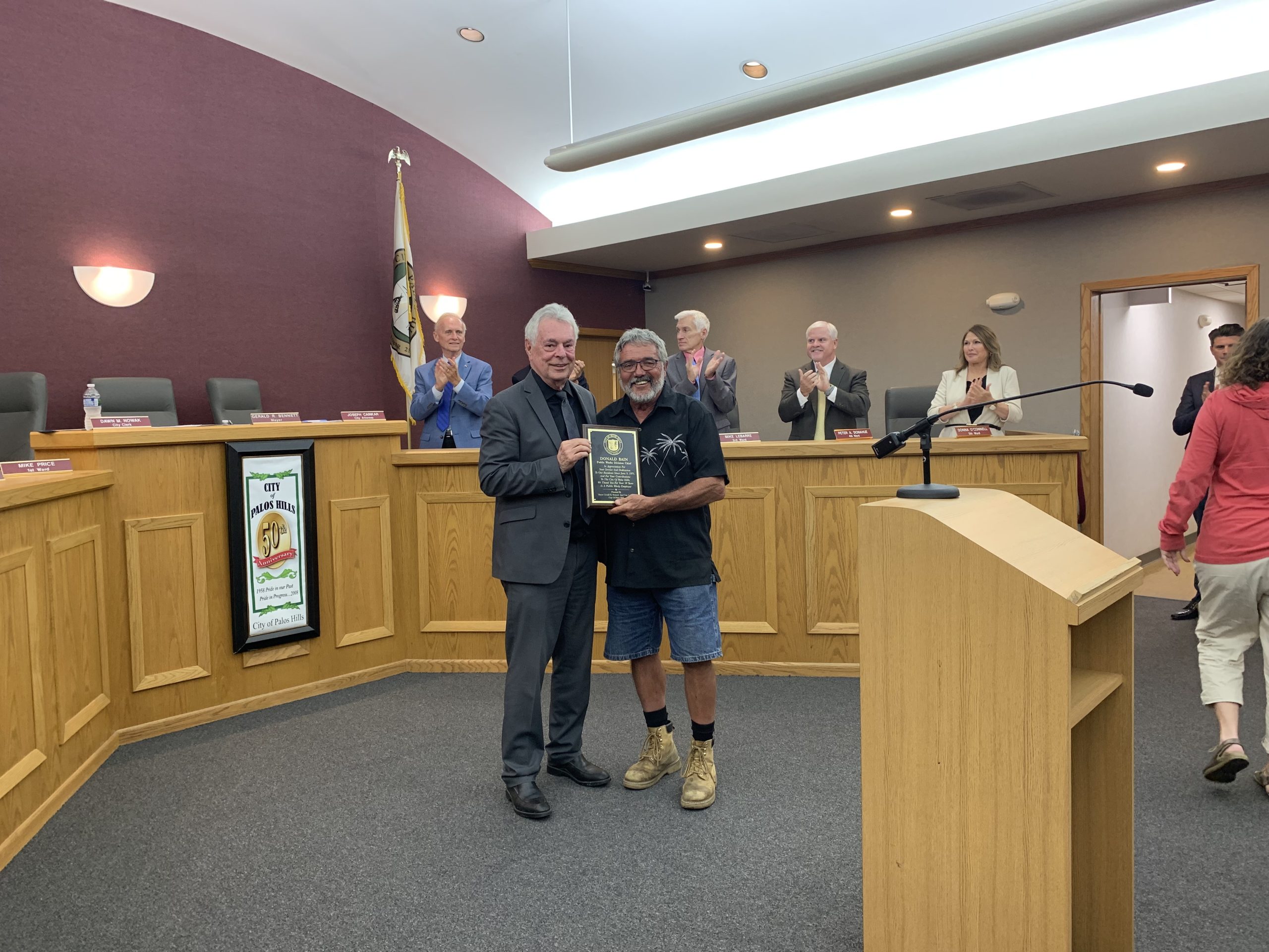 Don Bain celebrates 50 years with Palos Hills - Southwest Regional ...